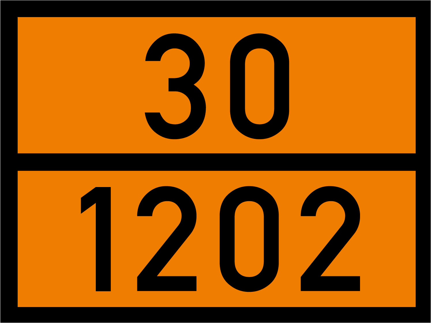 Gefahrgut Warntafel | aufkleber.org