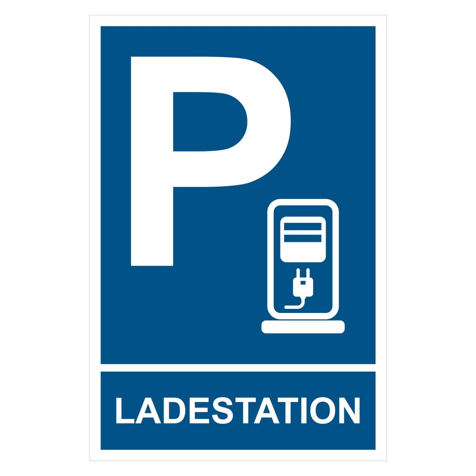 Schild Ladestation für E-Autos kaufen - Aufkleber-Shop