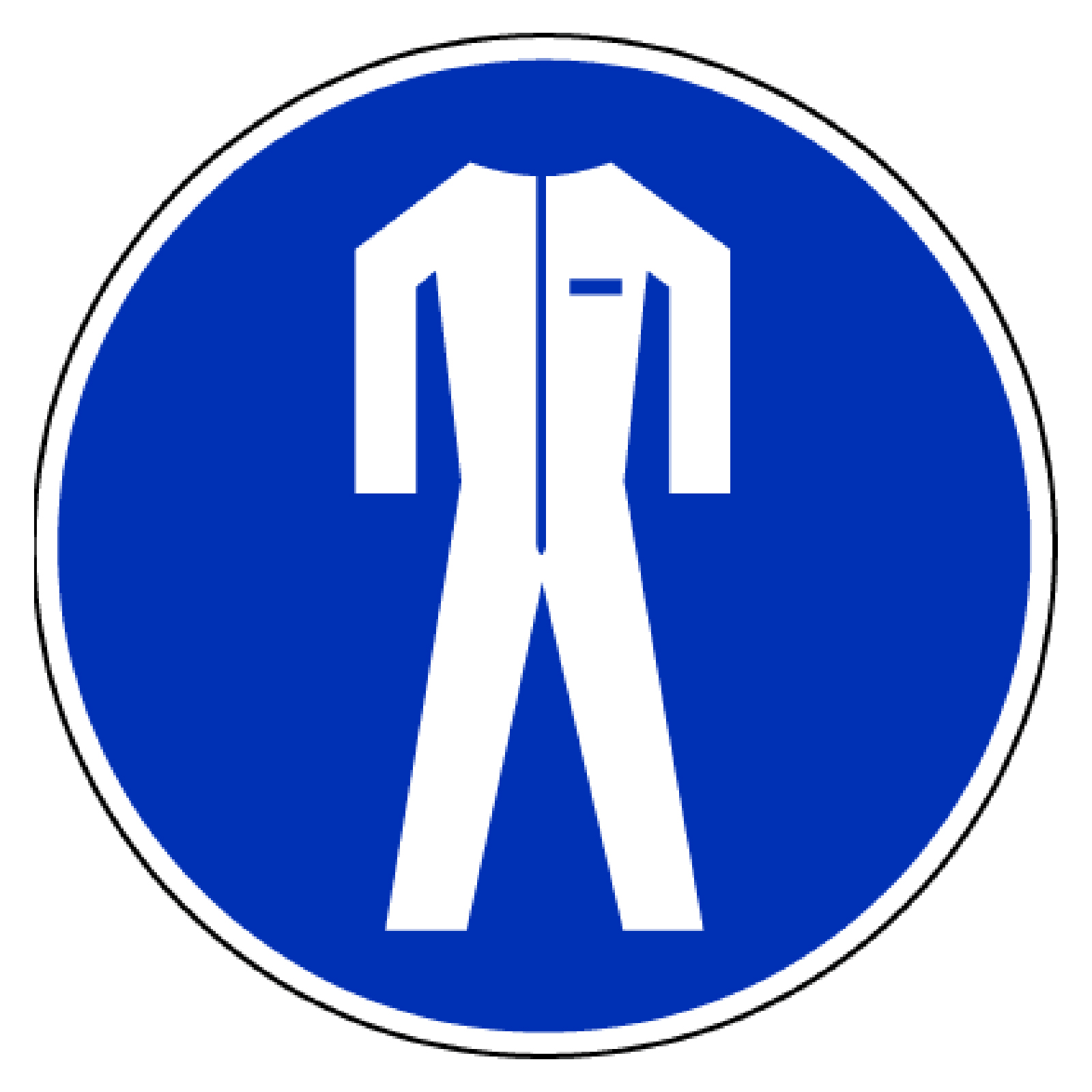 Schutzkleidung benutzen - Gebotszeichen BGV A8 M07 in verschiedenen ...