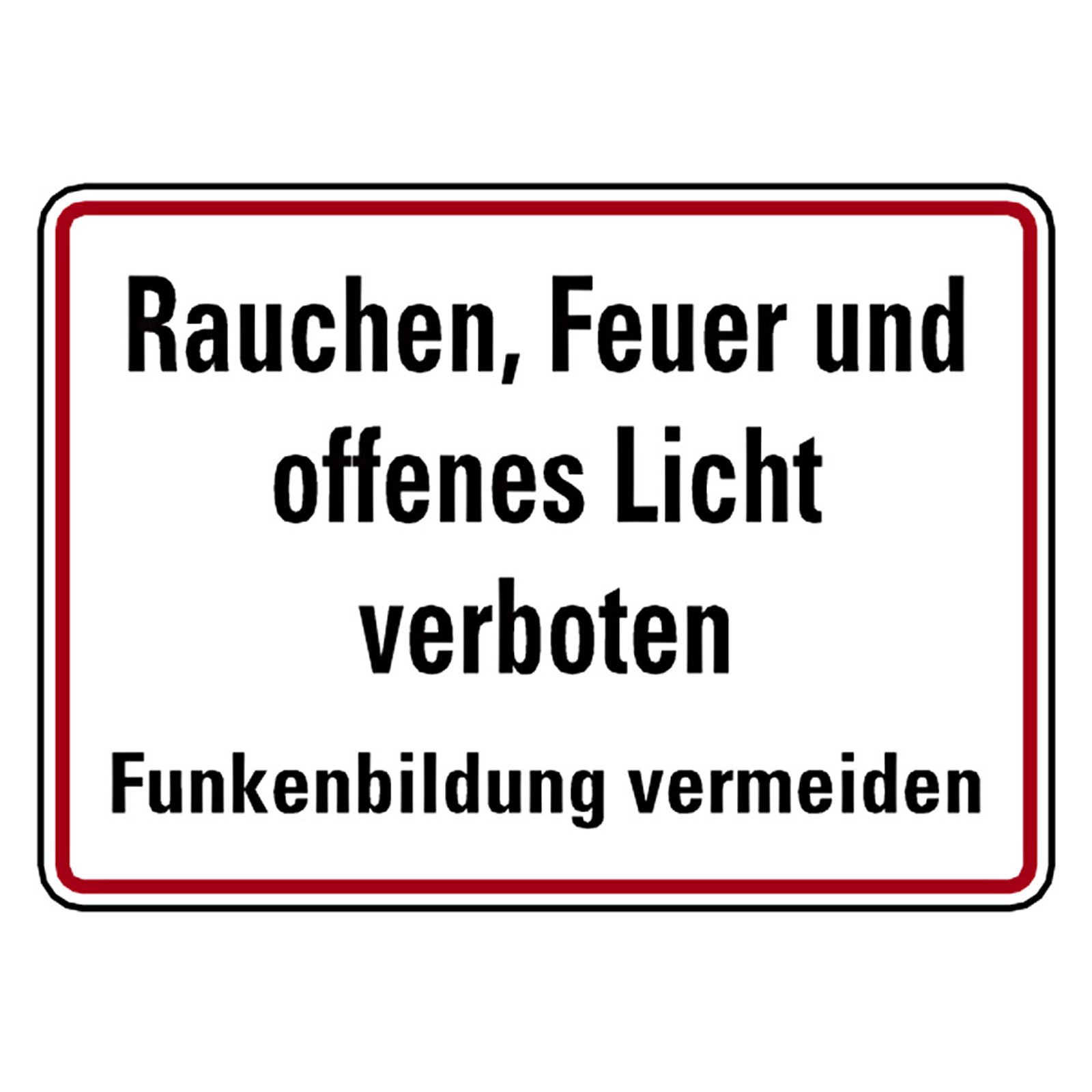 Verbotsschild Rauchen verboten Funkenbildung vermeiden | aufkleber.org ... Verbotsschild Rauchen verboten Funkenbildung vermeiden | aufkleber.org ...