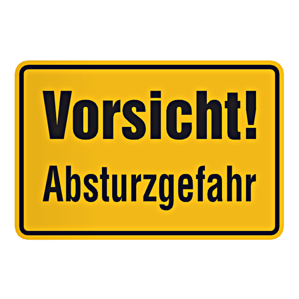 Warnschild Warnschild