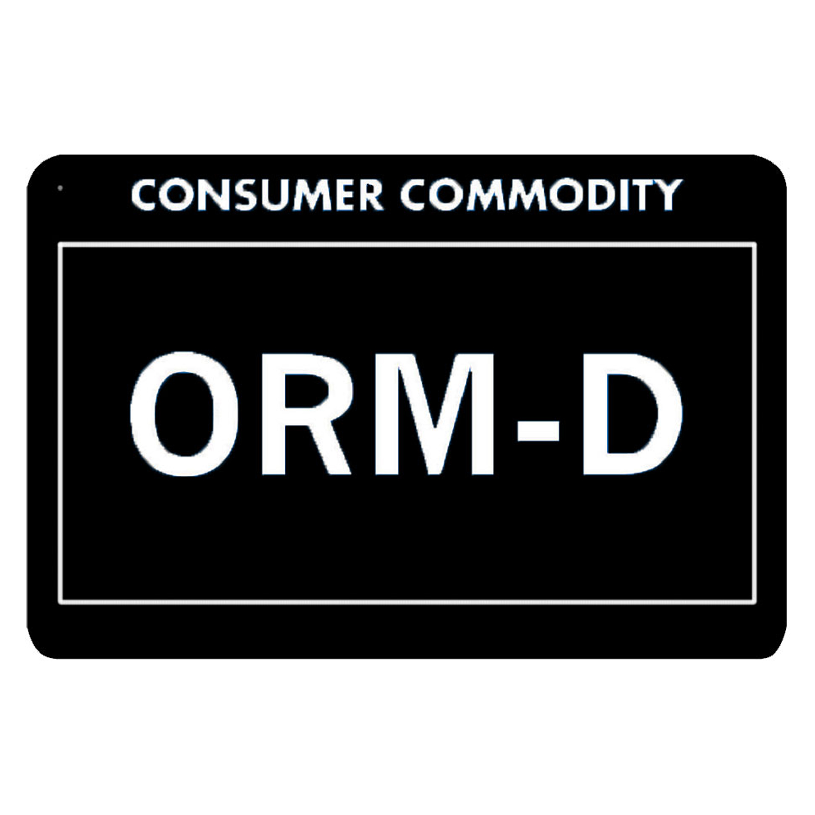 Gefahrgut-Aufkleber "ORM-D Label" für USA sk PE-Folie, 5,10