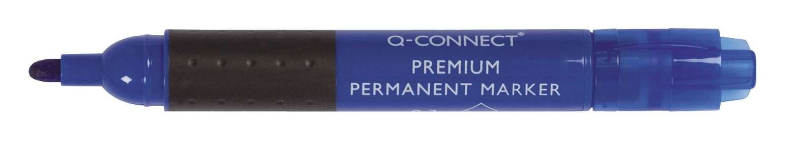 Q-Connect Permanentmarker Premium, ca. 3 mm, blau - Aufkleber-Shop
