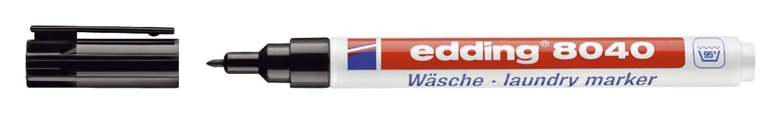 Edding 8040 Wäschemarker - 1 mm, schwarz - Aufkleber-Shop