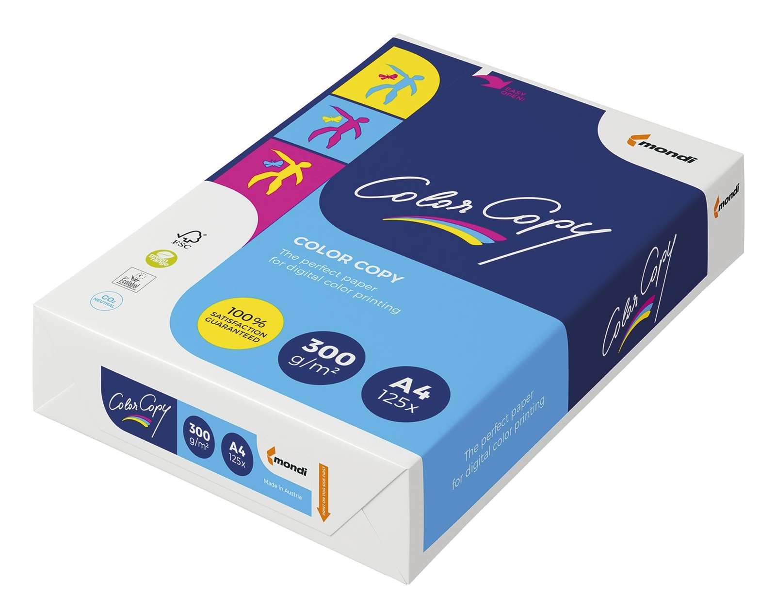 Mondi ColorCopy® - A4, 300 g/qm, weiß, 125 Blatt - Aufkleber-Shop