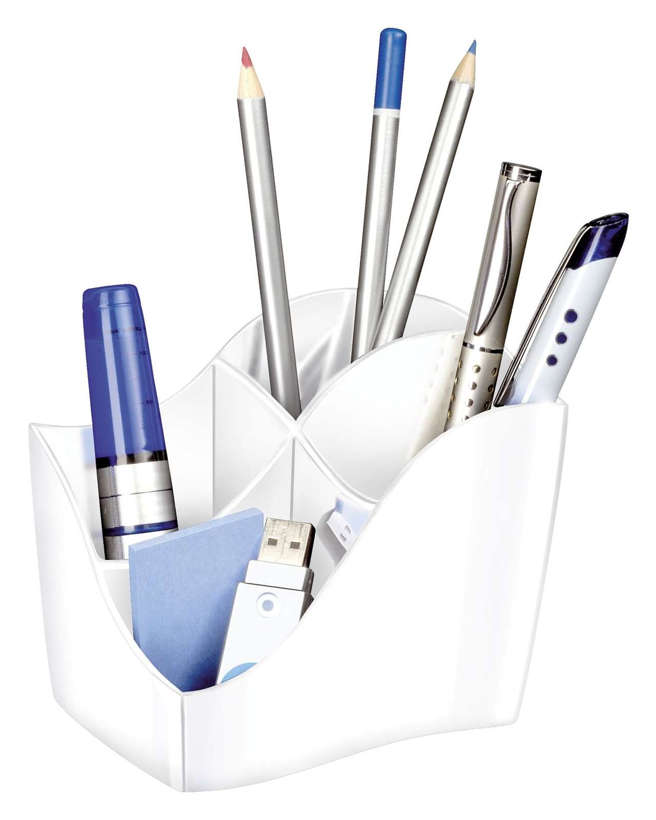 Ellypse by Cep Multiköcher Ellypse - weiß, 89 x 98 x 118 mm - Aufkleber ...