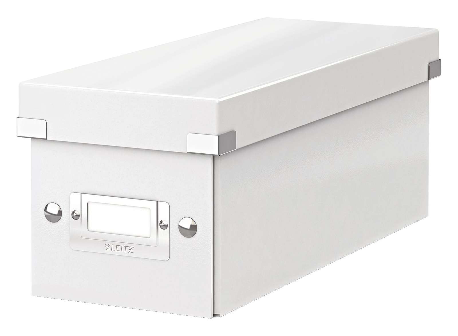 Leitz Archivbox WOW Click & Store - CD, weiß - Aufkleber-Shop