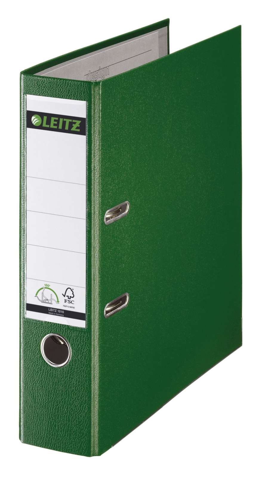 Leitz 1010 Ordner Plastik - A4, 80 mm, grün - Aufkleber-Shop