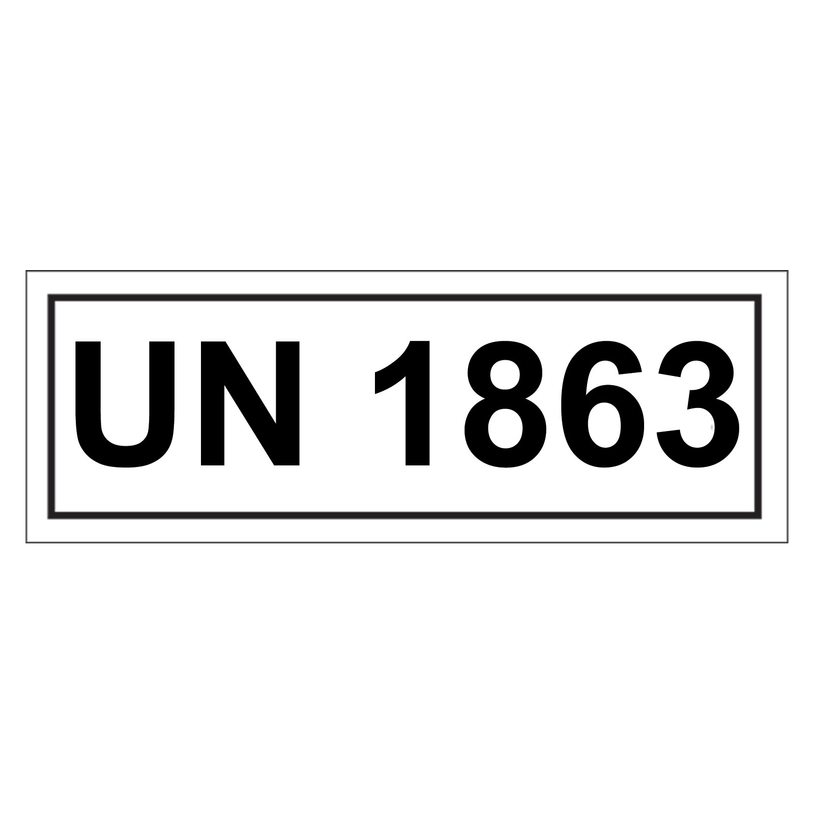 Gefahrzettel UN 1863 | Folie - Aufkleber-Shop