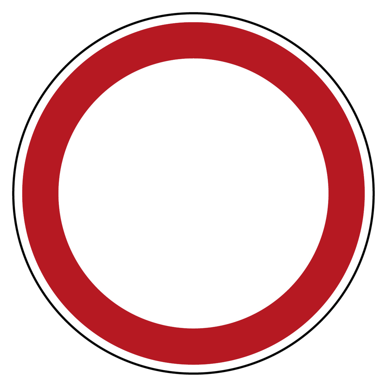 Verbotszeichen Allgemeines Verbotszeichen | jetzt online kaufen ...