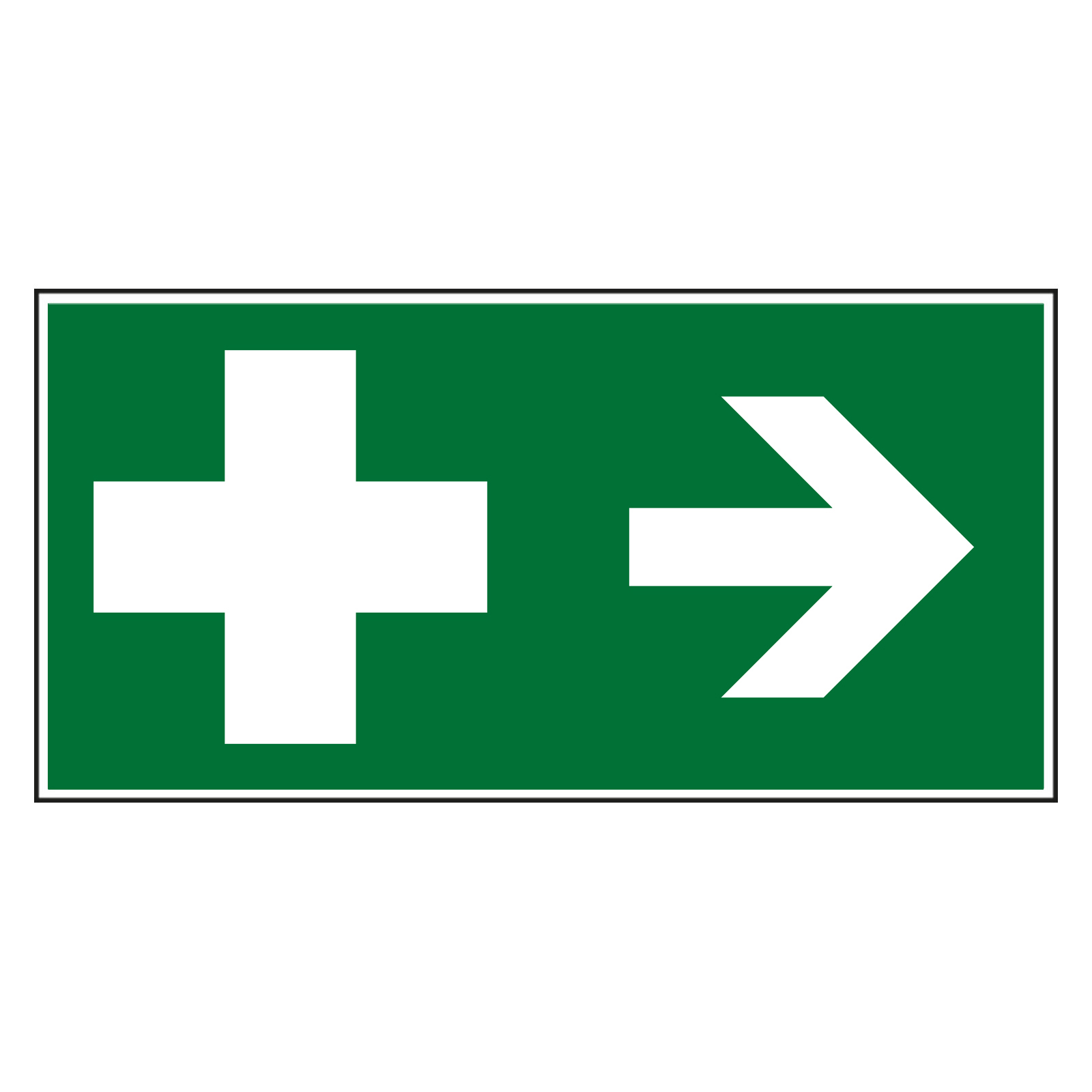 Bodenmarkierung Erste Hilfe rechts ISO 7010 E003 - Aufkleber-Shop