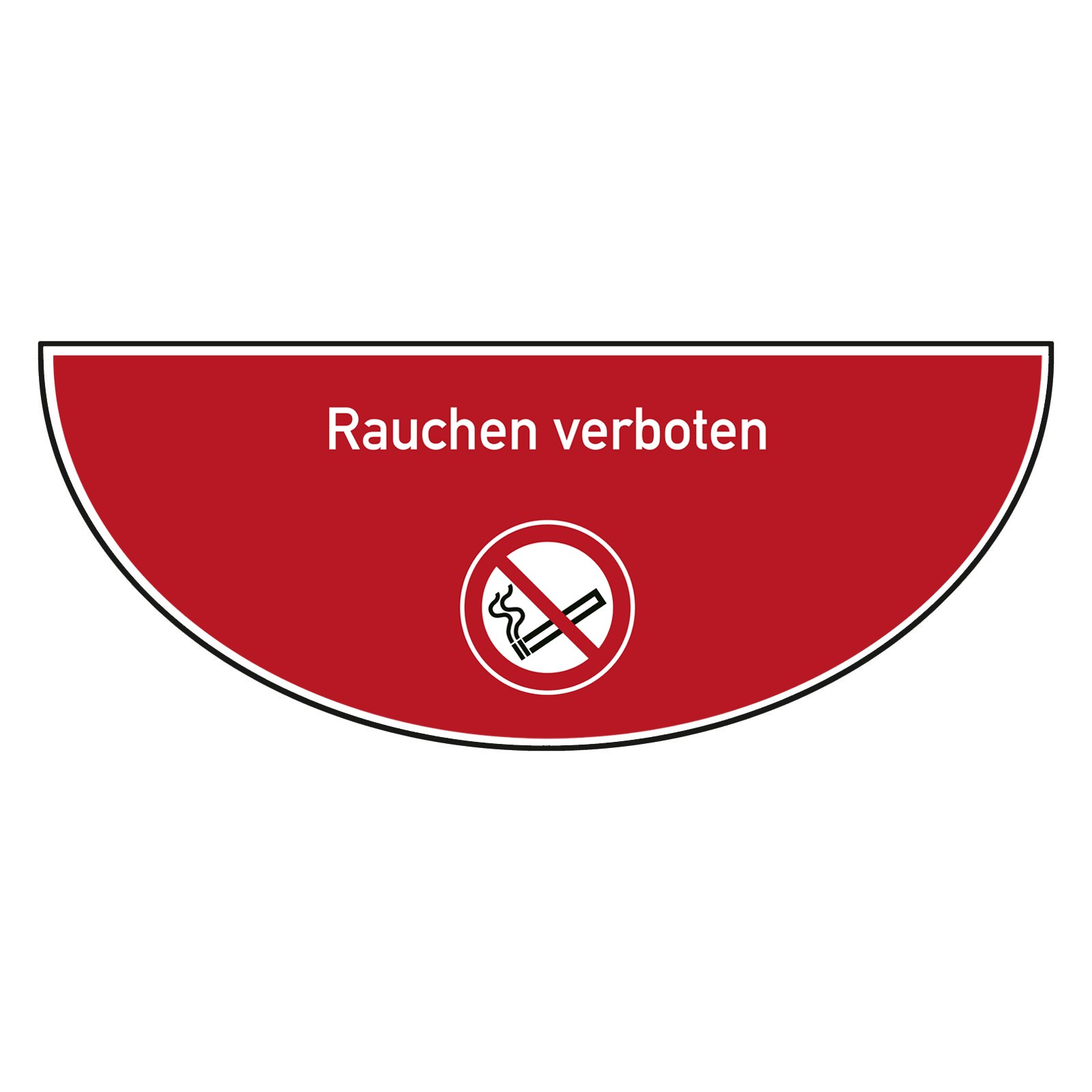 Tür-Bodenmarkierung Verbotsschild Rauchen verboten | aufkleber.org ...