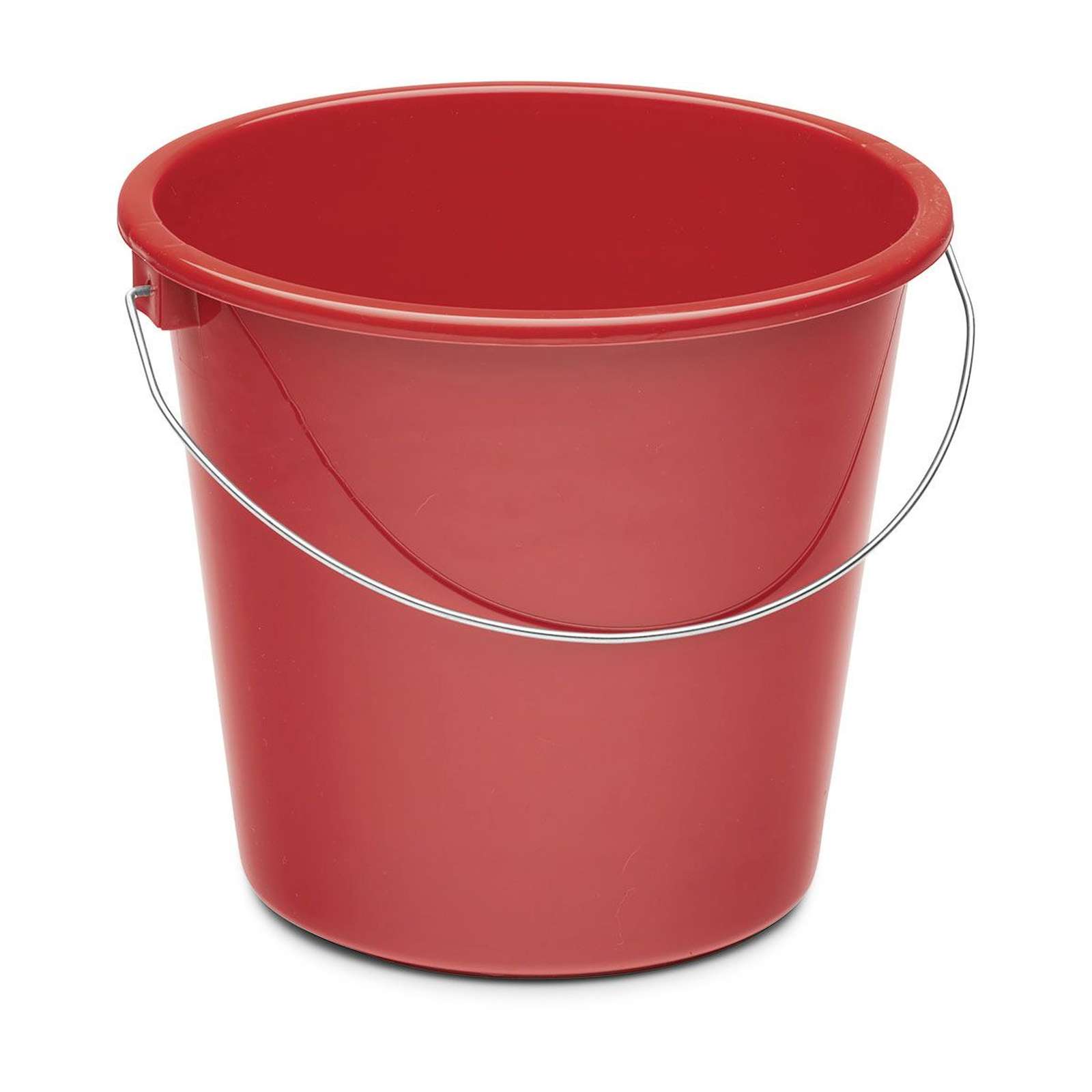 NÖLLE Eimer - Plastik, rund, 5 Liter, rot - Aufkleber-Shop