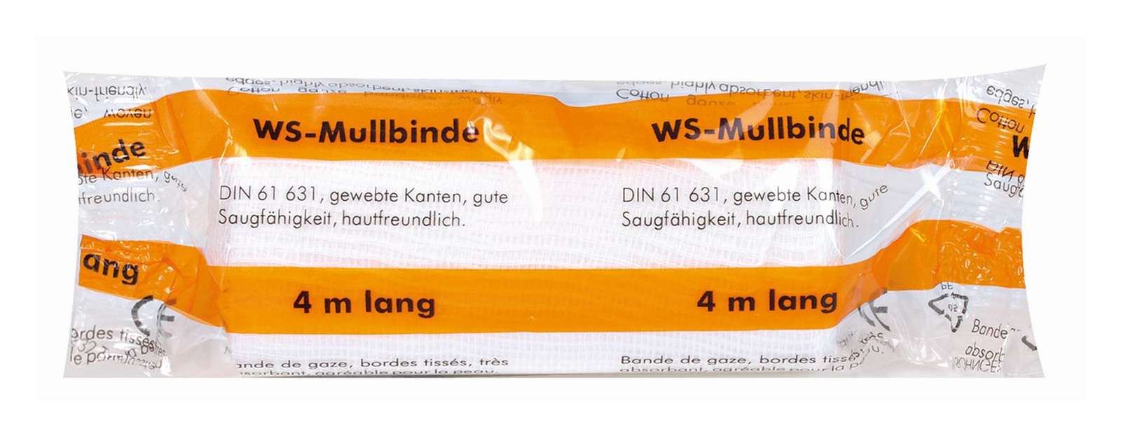 SÖHNGEN WS-Mullbinde 4 m x 8 cm - Aufkleber-Shop