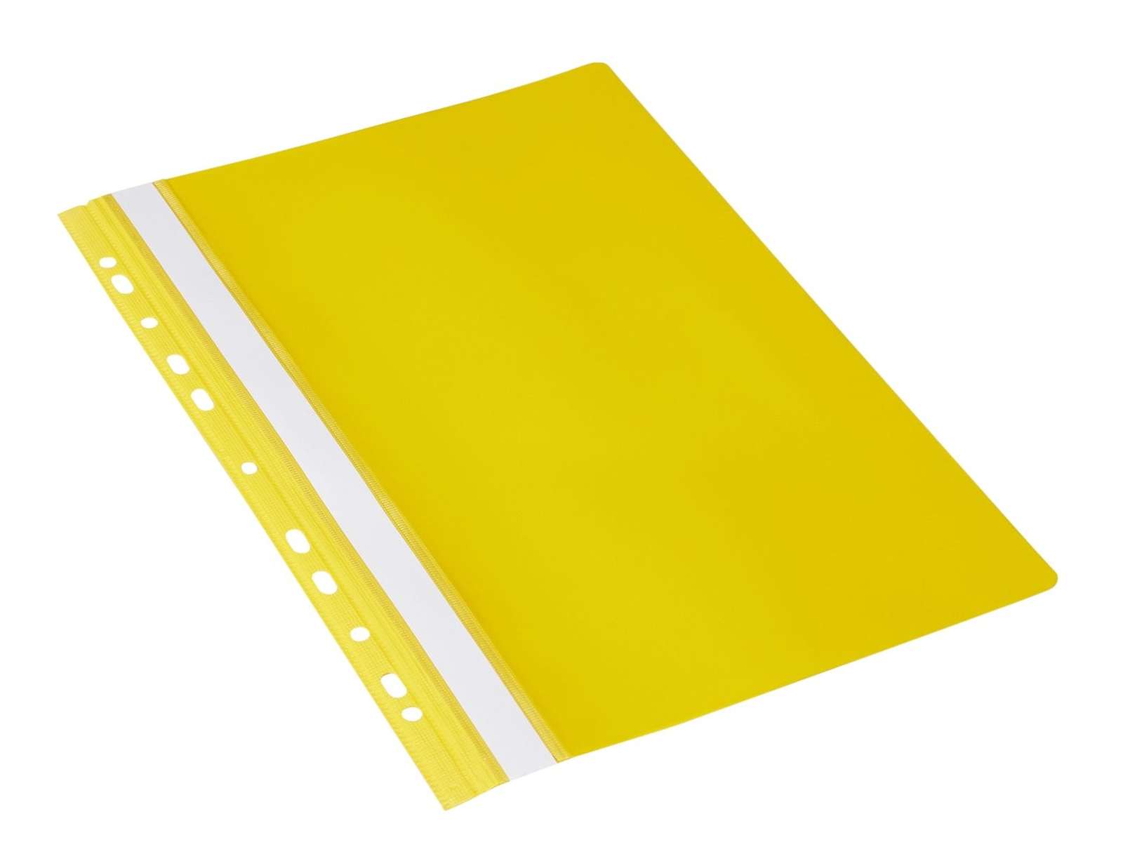 DONAU Schnellhefter - A4, Multilochung, PVC, gelb - Aufkleber-Shop
