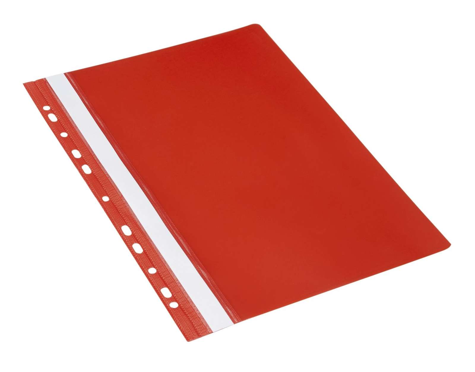 DONAU Schnellhefter - A4, Multilochung, PVC, rot - Aufkleber-Shop