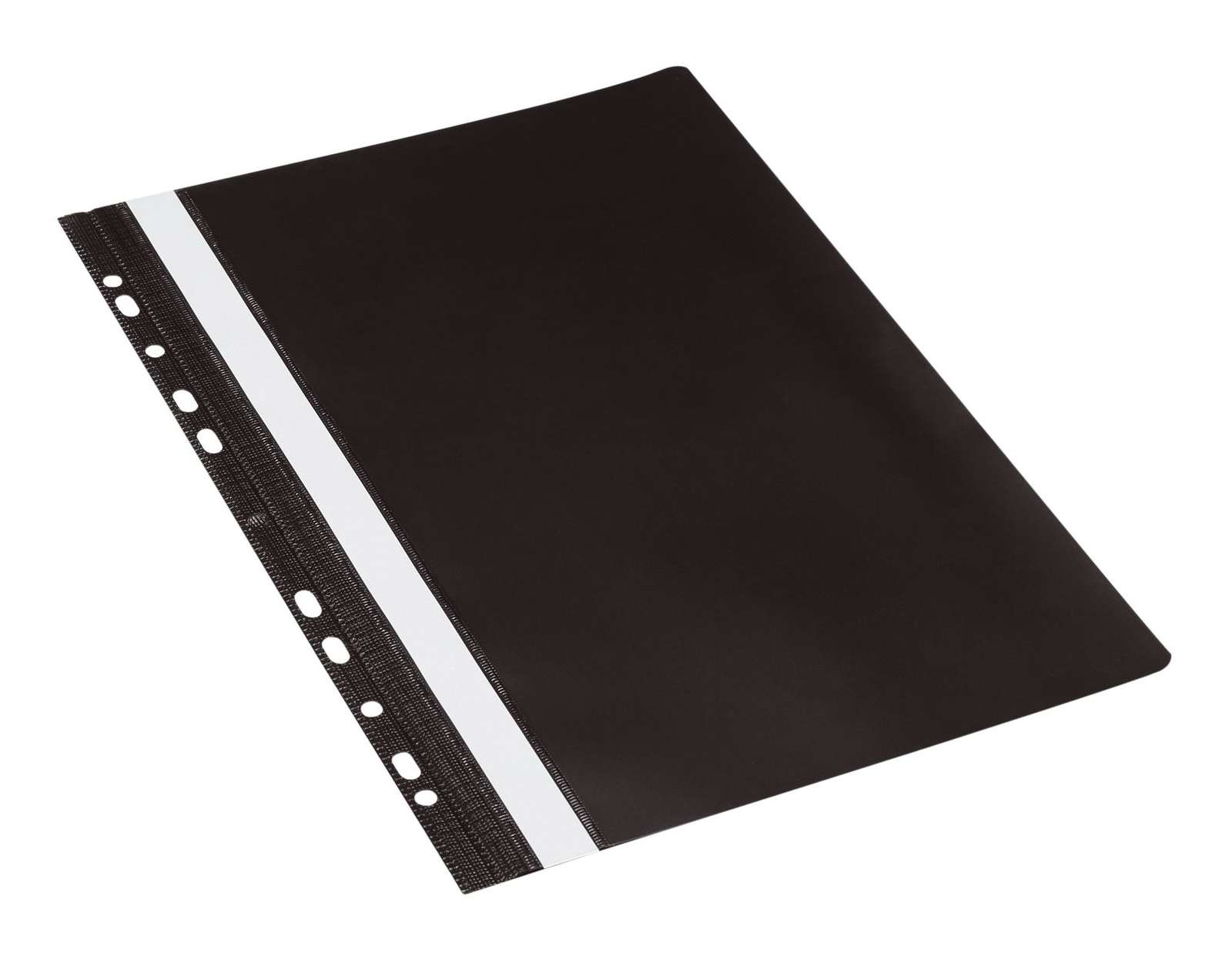 DONAU Schnellhefter - A4, Multilochung, PVC, schwarz - Aufkleber-Shop