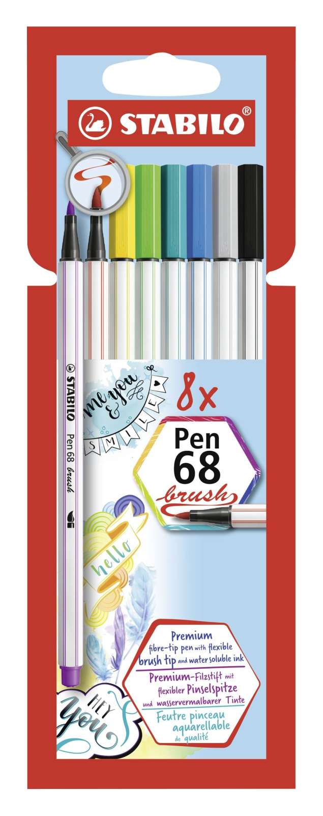 STABILO Premium-Filzstift mit Pinselspitze für variable Strichstärken ...