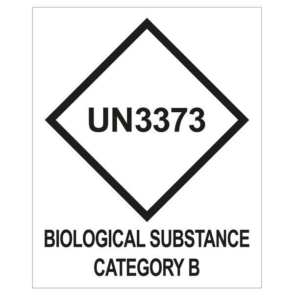 UN 3373 | 210x148 mm | ADR - Aufkleber-Shop