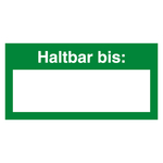 Aufkleber Haltbar bis | Papier | 40 x 20 mm - Aufkleber-Shop